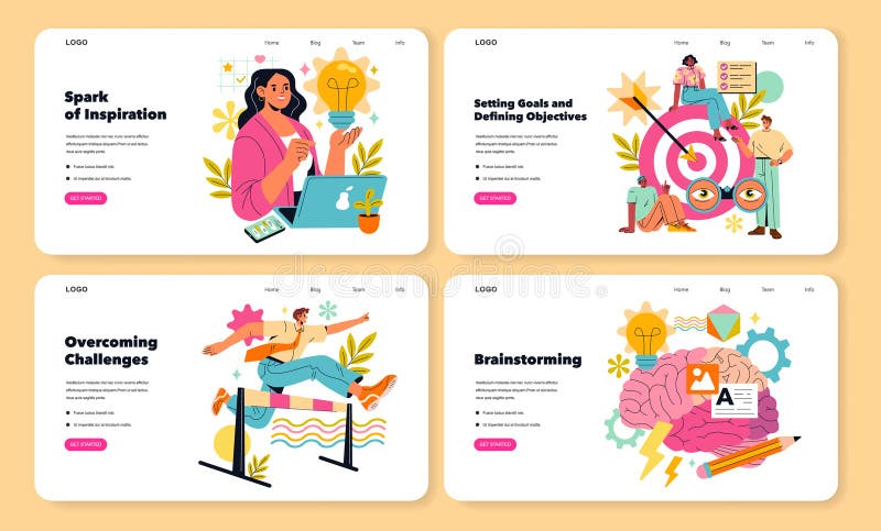 Workflow. Flat Vector Illustration Stock Vector - Illustration of ...