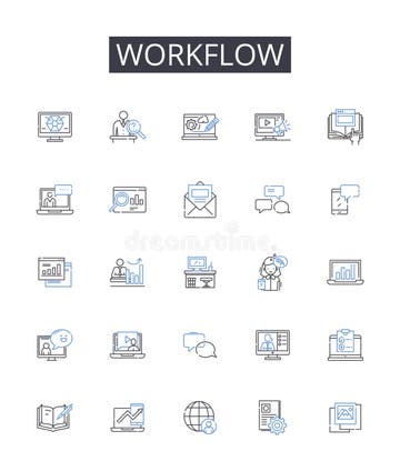 System Process Procedure Icons Stock Illustrations – 339 System Process ...