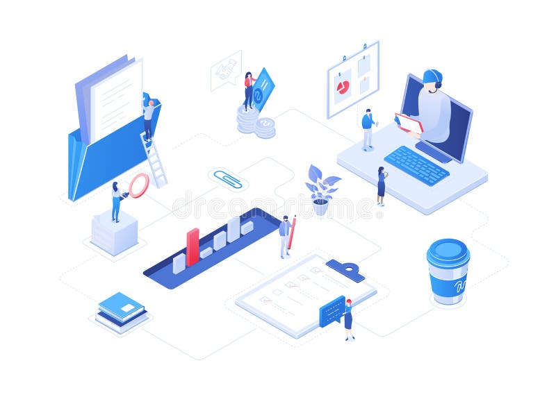 Workflow Management Flat Landing Page Vector Template Stock Vector ... Workflow Management Flat Landing Page Vector Template Stock Vector ...