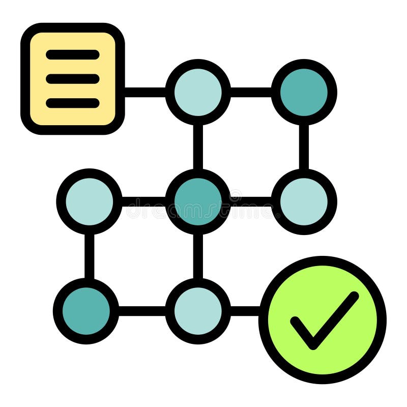 Workflow Manager Icon Vector Flat Stock Illustration - Illustration of ...