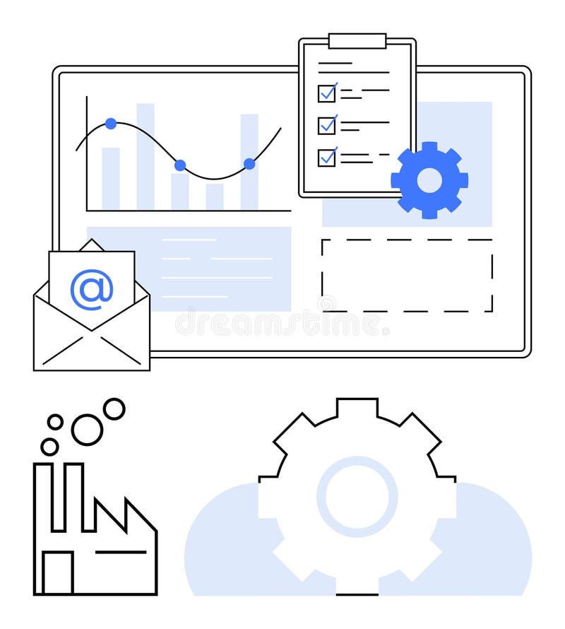 Workflow Optimization with Data Analysis, Task Management, and Industrial Collaboration Stock ...