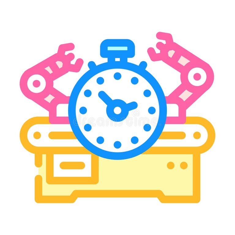 Workflow Optimization Manufacturing Engineer Color Icon Vector ...