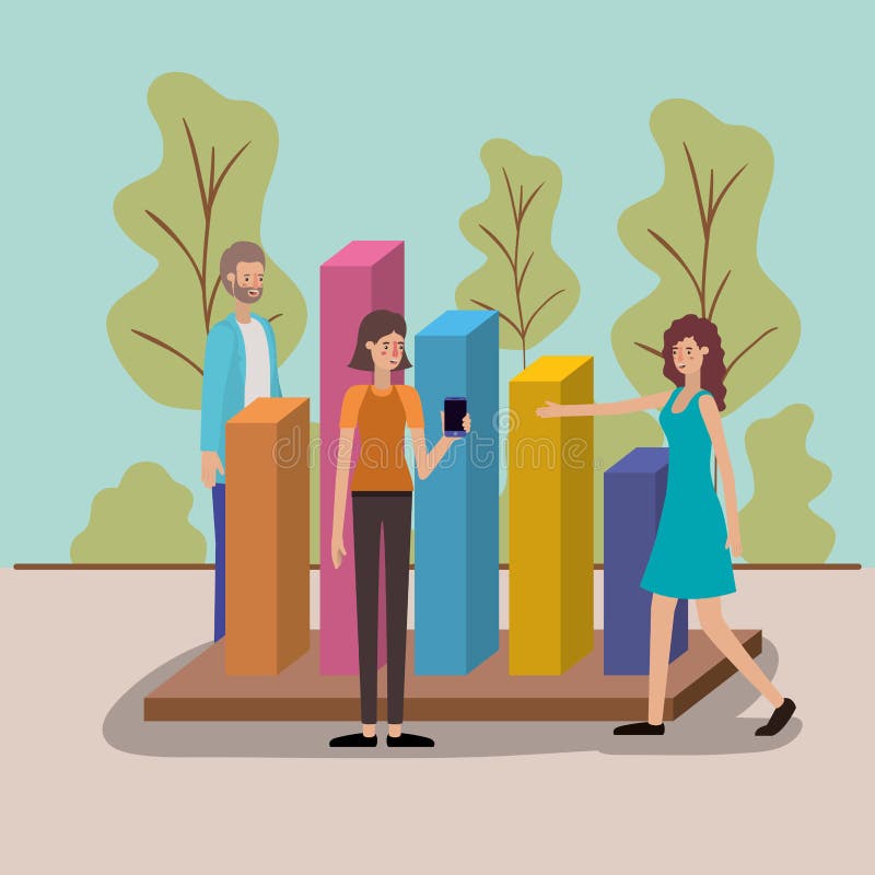 Workflow and People Vector Design Stock Vector - Illustration of ...