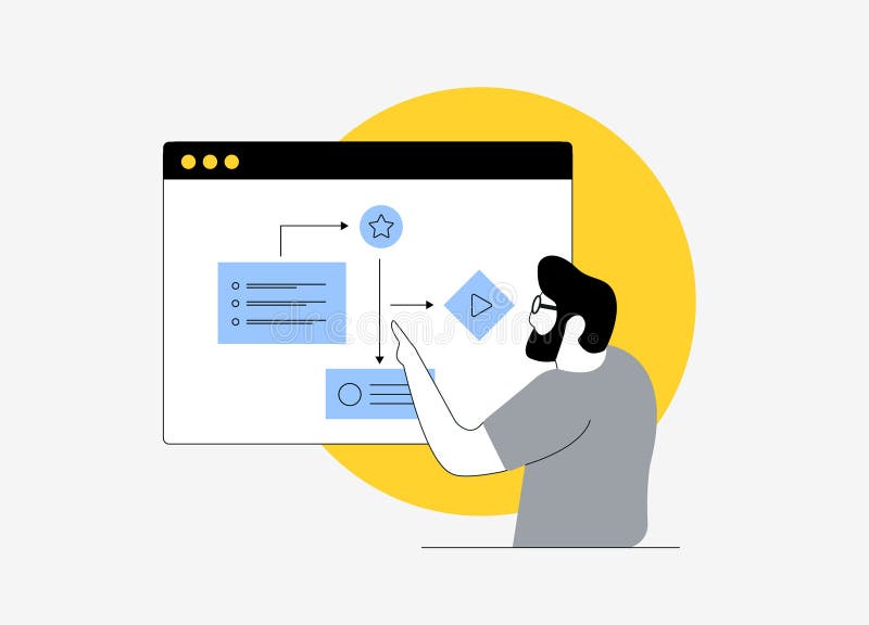 Workflow Process Illustration. Business Process Management and Workflow ...