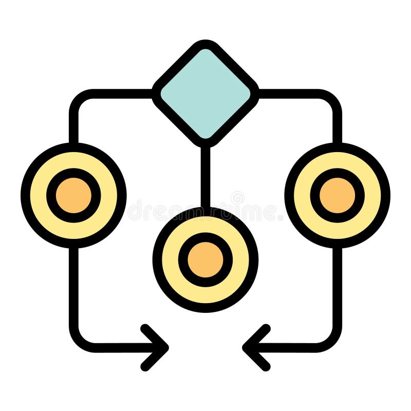 Workflow Progess Icon Vector Flat Stock Vector - Illustration of ...