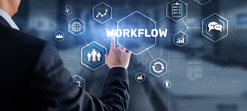 Workflow Repeatability Systematization Buisness Process. Business ...