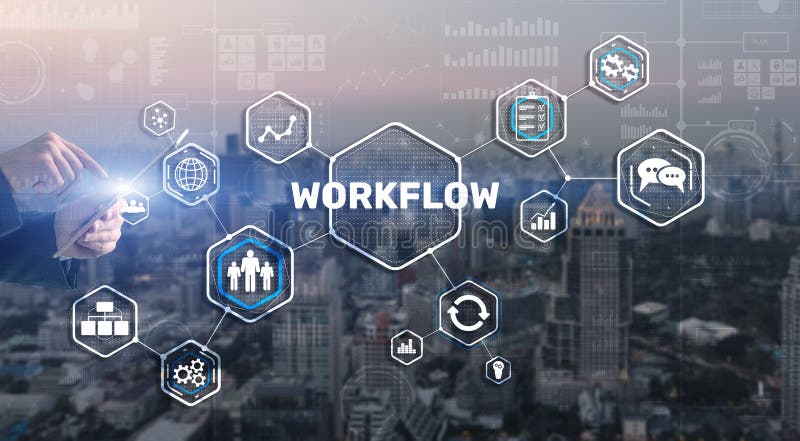 Workflow Repeatability Systematization Buisness Process. Business ...