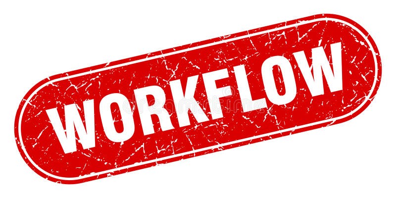 Workflow Sign. Workflow Circular Band Label. Workflow Sticker Stock ...