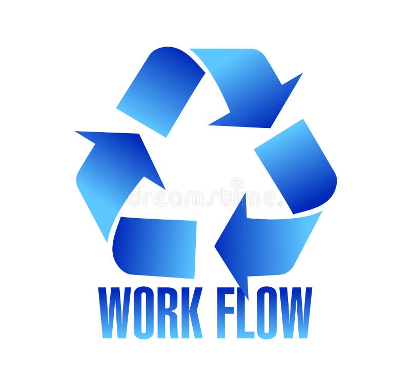 Workflow Symbol Illustration Design Stock Illustration - Illustration ...
