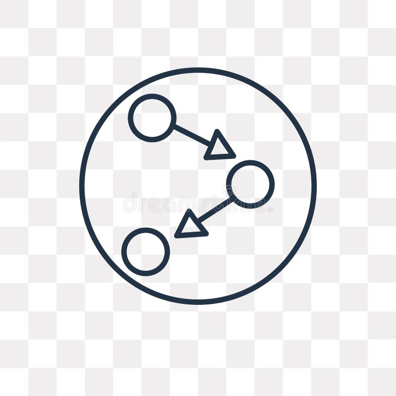 Workflow Vector Icon Isolated on Transparent Background, Workflow ...