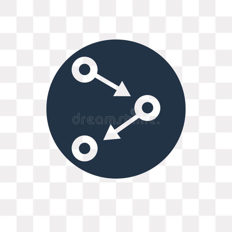 Workflow Vector Icon Isolated on Transparent Background, Workflow ...