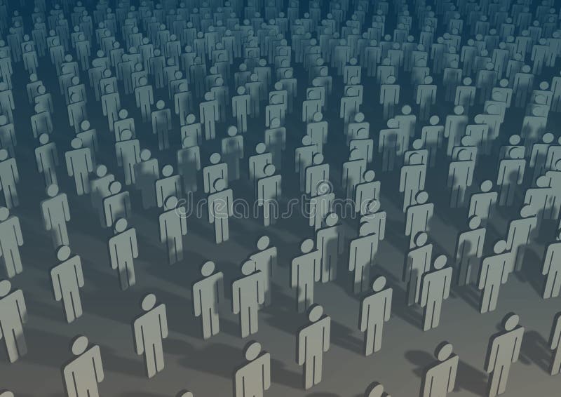 Workforce stock illustration. Illustration of female, cooperation - 1045900