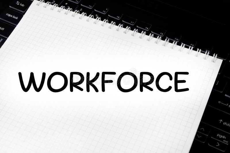 Workforce Text Title Theme Work Employment Stock Photo - Image of positions, jobs: 357773344