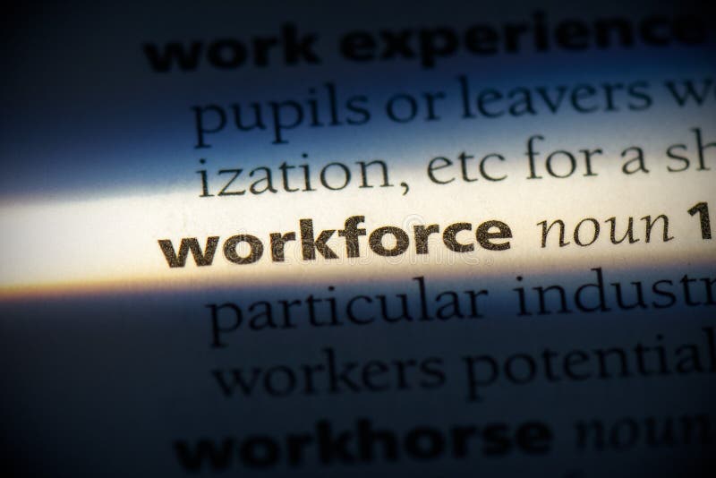 Workforce stock image. Image of macro, dictionary, workforce - 161576041