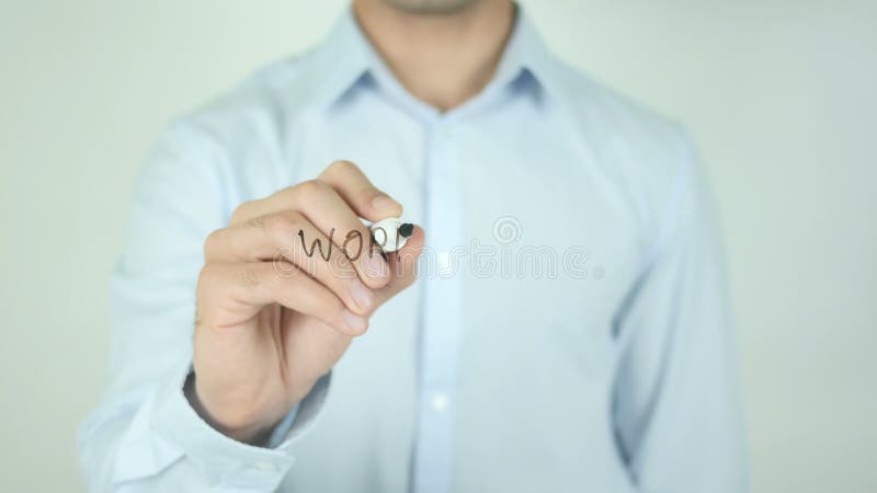 Workforce, Writing on Transparent Screen Stock Video - Video of ...