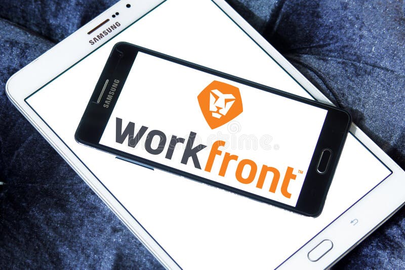 Workfront Software Company Logo Editorial Stock Photo - Image of motto ... Workfront Software Company Logo Editorial Stock Photo - Image of motto ...