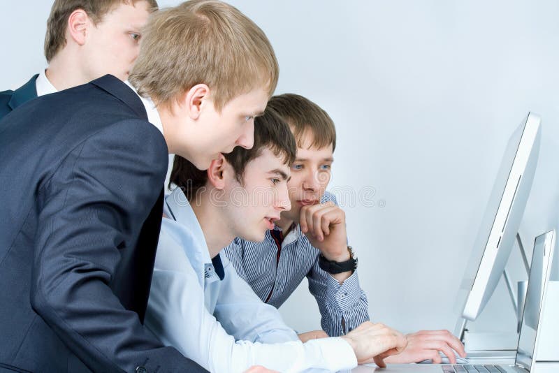 Workgroup stock photo. Image of colleagues, meeting, chatting - 3339376