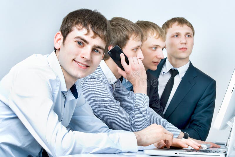 Workgroup interacting stock photo. Image of interaction - 25873780