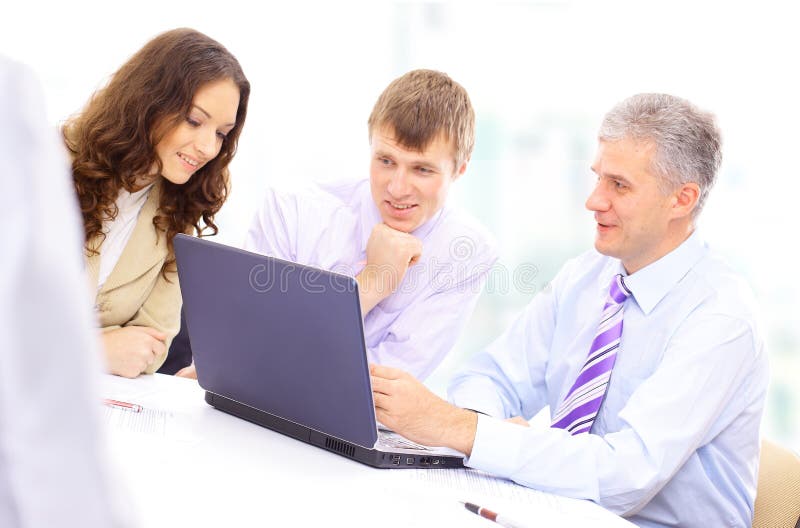 Team work stock photo. Image of happy, collar, discussing - 23268002