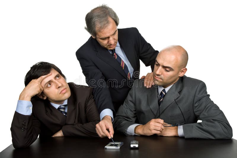 Employee begging his boss stock photo. Image of confidence - 29875670