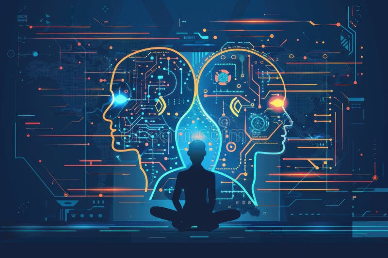 Working with AI Neural Networks To Optimize Business Processes Stock ... Working with AI Neural Networks To Optimize Business Processes Stock ...