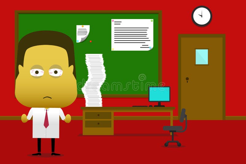 Working Computer Alone Stock Illustrations – 511 Working Computer Alone ...