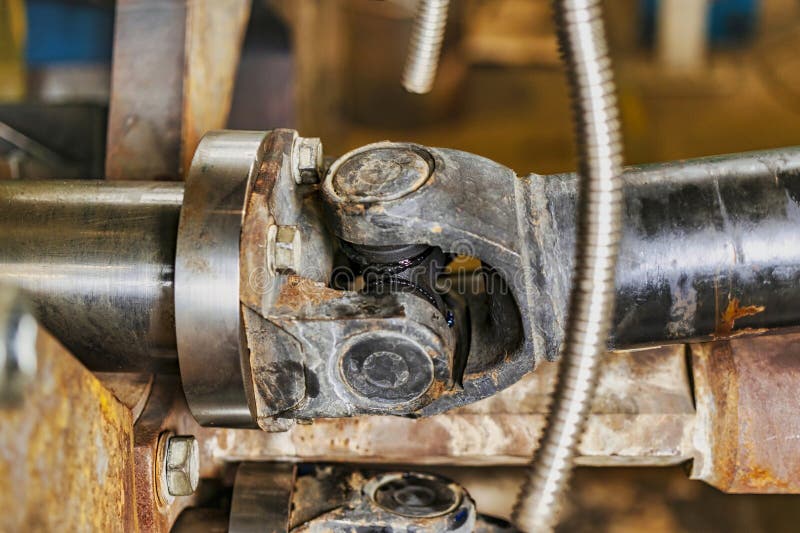 The Working Area of Cnc Multiform Spring Coiling Machine Close Up Stock ...