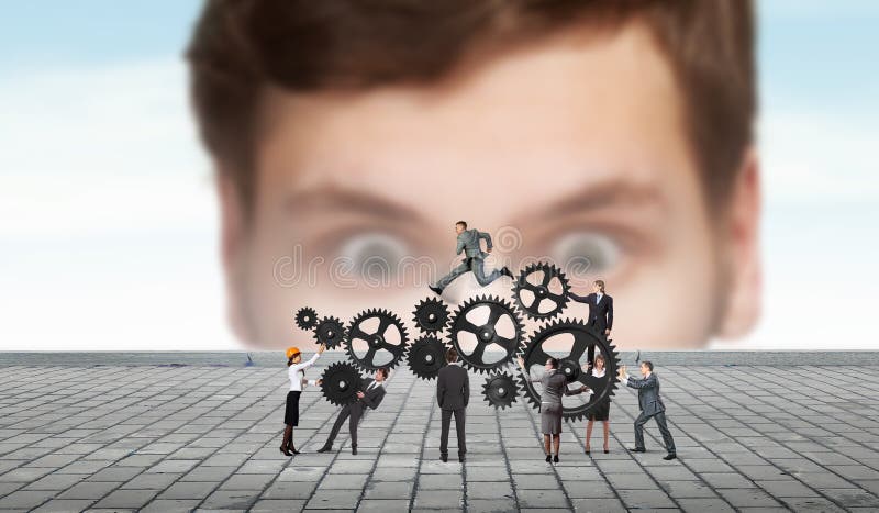 Working as one mechanism stock image. Image of control - 68083307