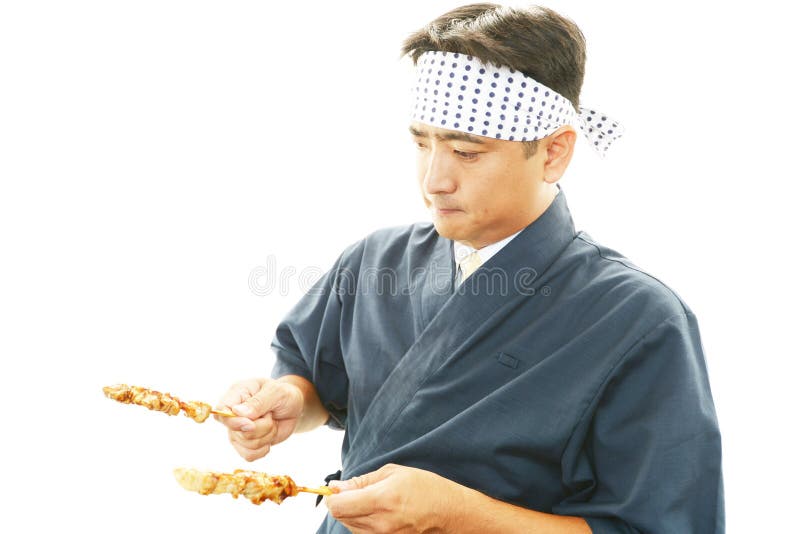 Working Asian cook stock photo. Image of expression, dressed - 37797334