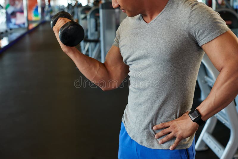 Working on biceps stock photo. Image of biceps, power - 97347794