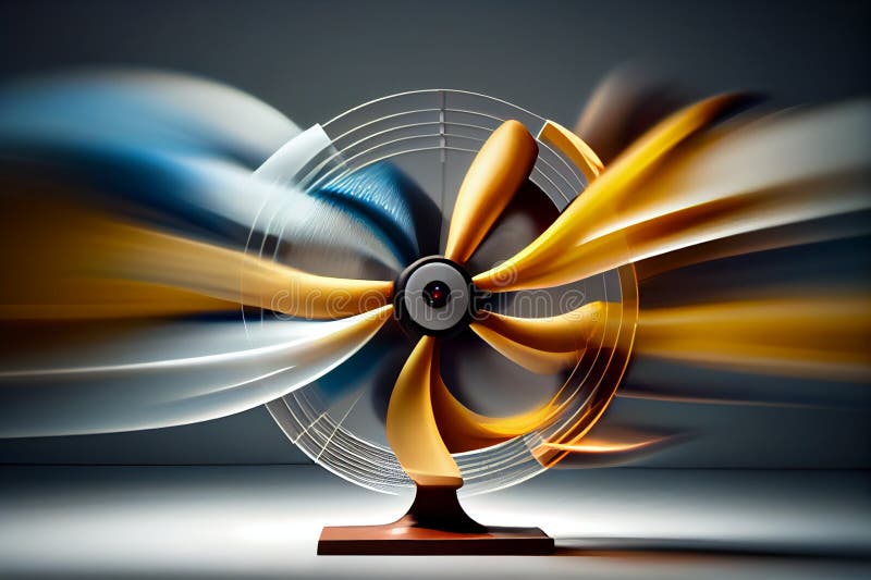 Working black ceiling fan stock photo. Image of electrical - 272211386