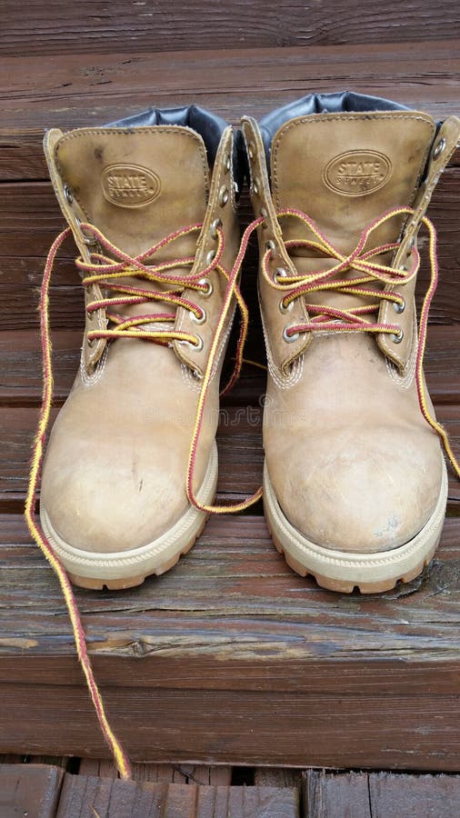 Working Boots resting editorial image. Image of pair - 52596855