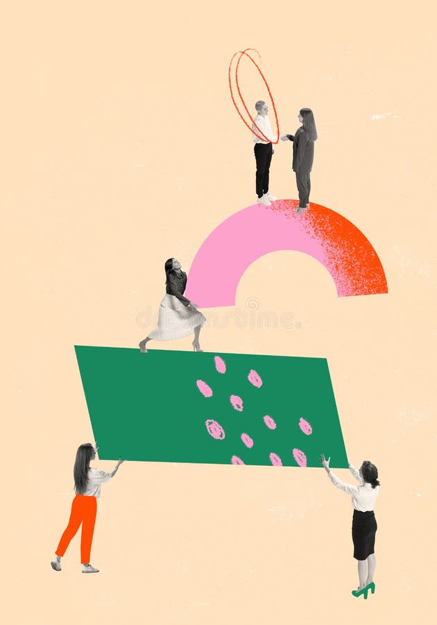 Working Business Process. Motivated and Concentrated Employees in ...