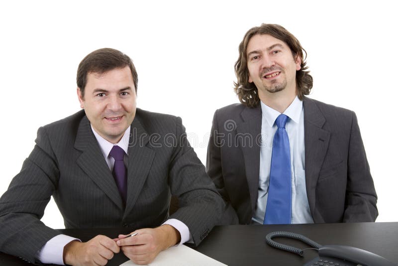 Working stock image. Image of team, white, studio, handsome - 33601969
