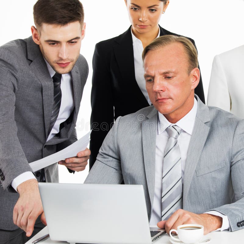 Working business team stock photo. Image of document - 273096210