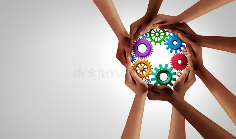 Working Business Unity stock image. Image of continuous - 322541065