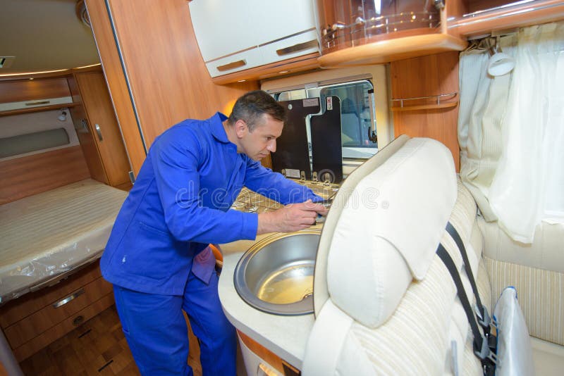 Working Camper Van Interiors Stock Photos - Free & Royalty-Free Stock ...