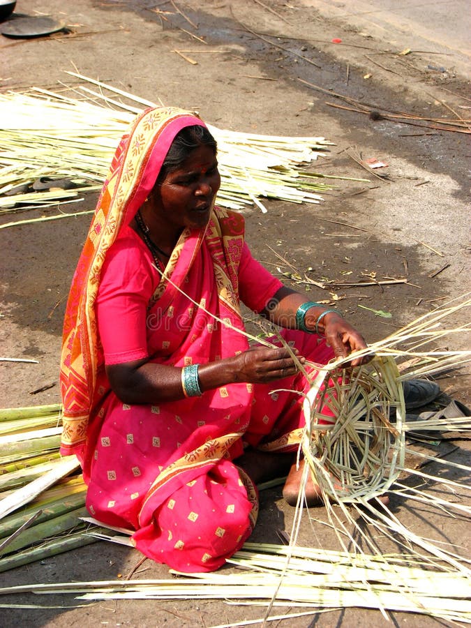 Cane Handicrafts stock photo. Image of innocence, india - 1774526