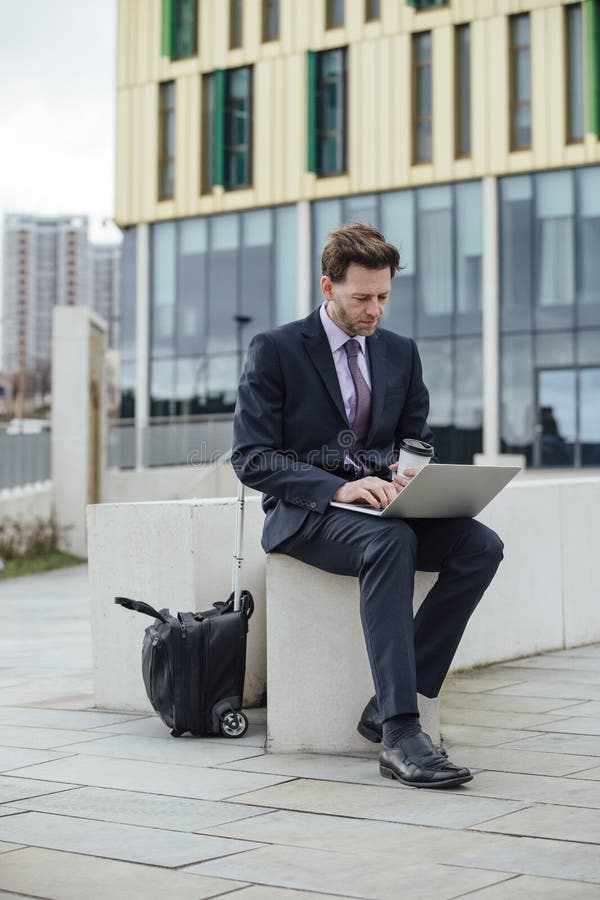Working in the City stock image. Image of journey, connectivity - 94451879