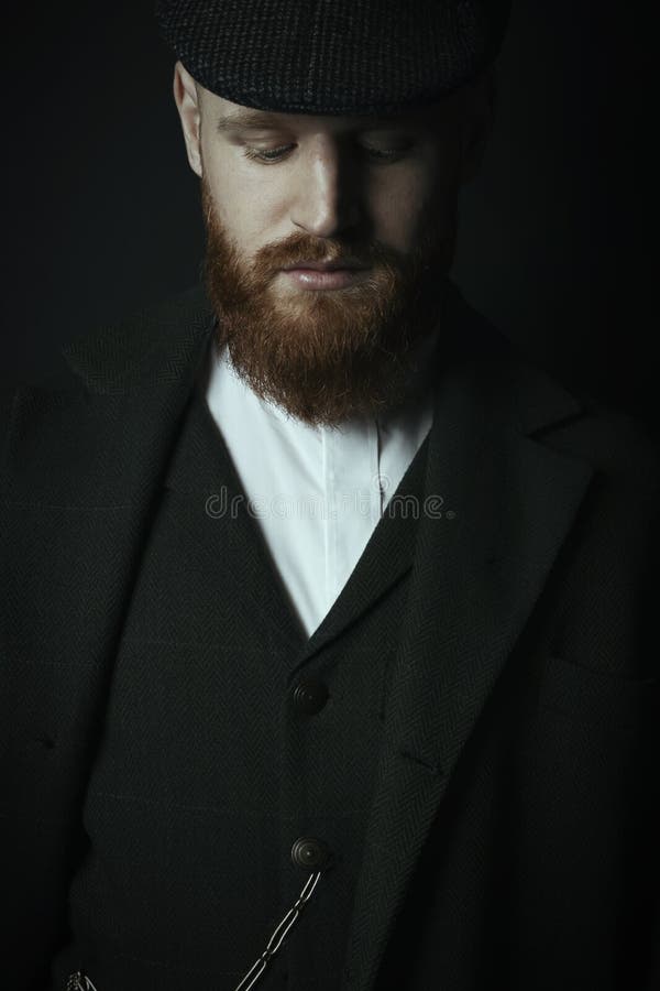 A Working Class Victorian or Edwardian Man Wearing a Tweed Suit and ...