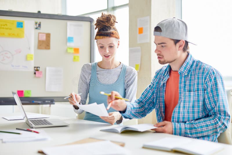 Working in classroom stock photo. Image of solve, student - 123670974