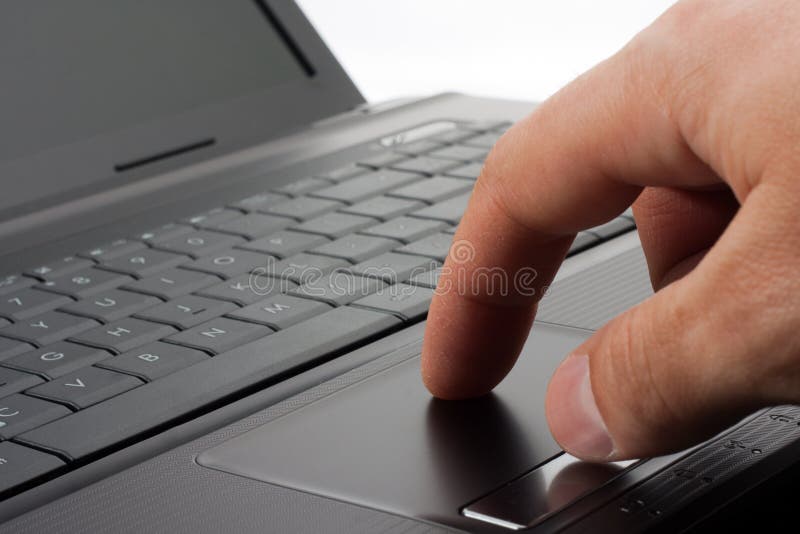 Working on a computer stock image. Image of business - 23858585