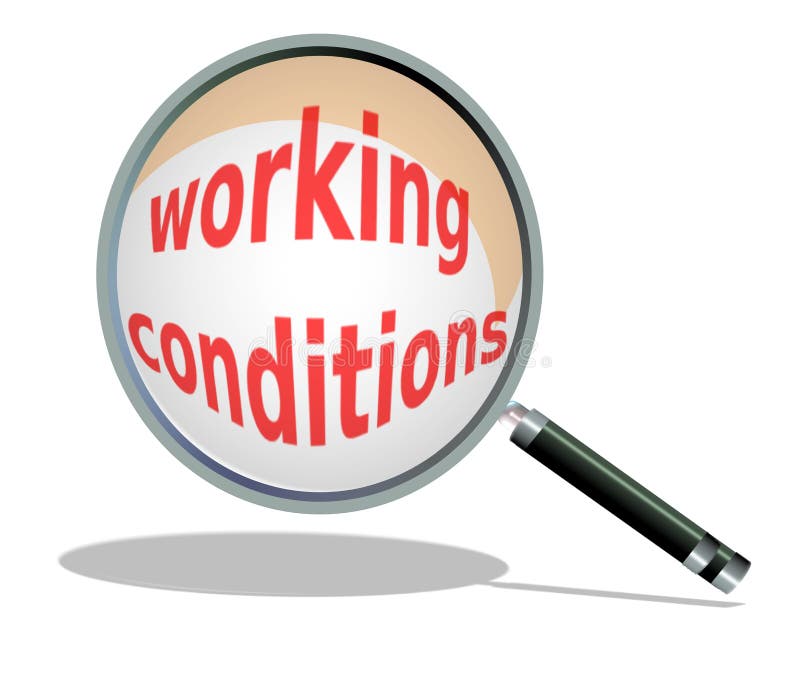 Working Conditions And Environment RGB Color Icon Stock Vector ...