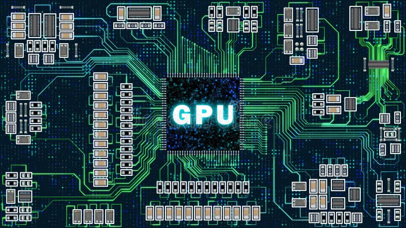 Working Cpu and Using Different Components Stock Video - Video of ...