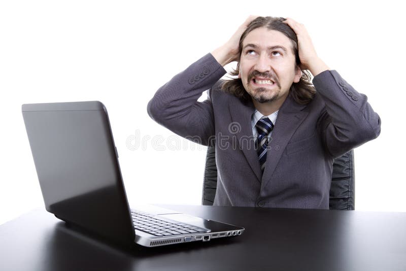 Working stock image. Image of silly, executive, isolated - 37888511