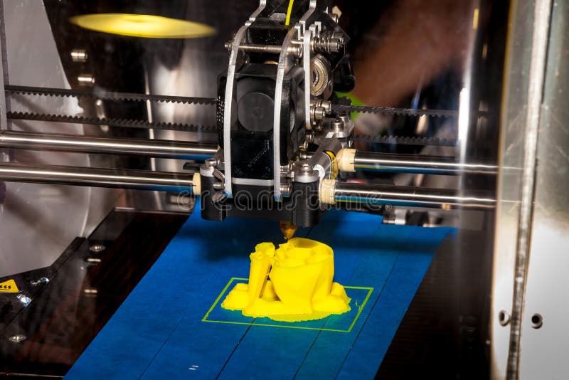 Working 3d printer stock photo. Image of industry, manufacturing - 61822406