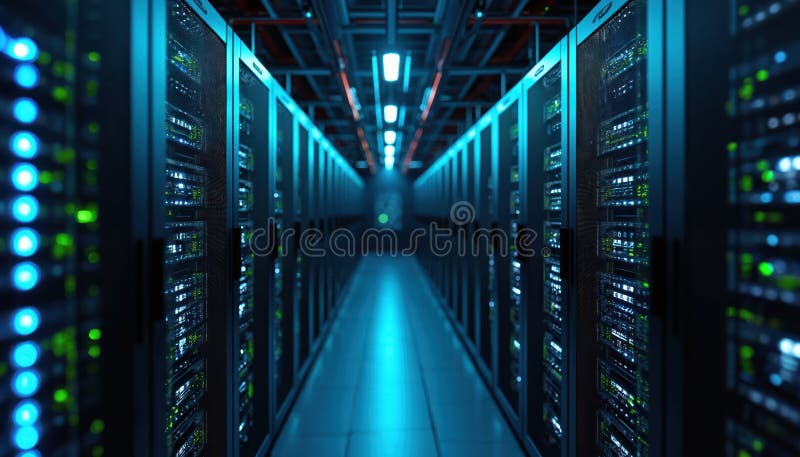 Interior Data Center Technology Wire System Stock Illustrations – 55 Interior Data Center ...