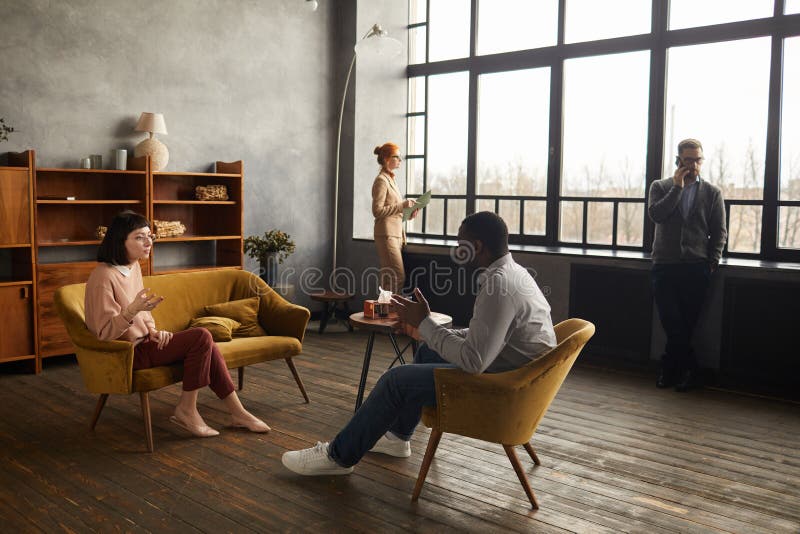 Working day at office stock photo. Image of adult, teamwork - 182800608