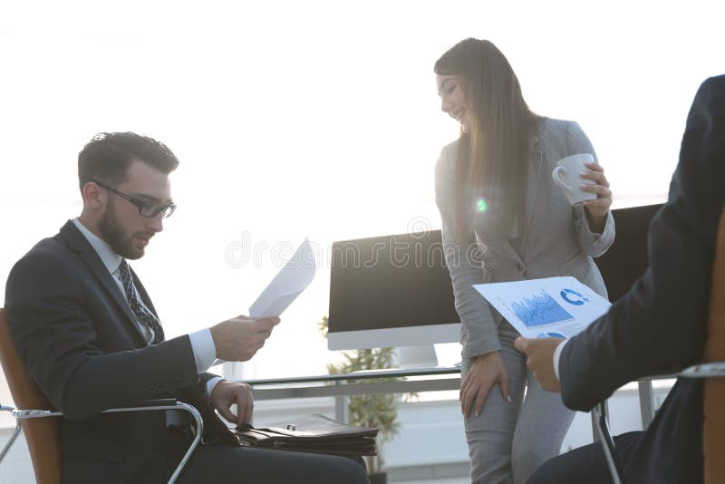 Working day in the office. stock photo. Image of group - 105947150