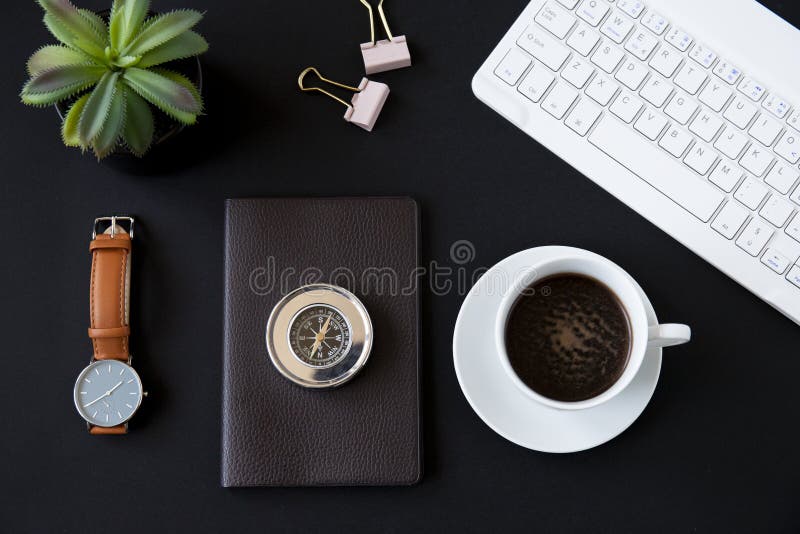 Desk and Compass Background Stock Photo - Image of north, compass: 53770928